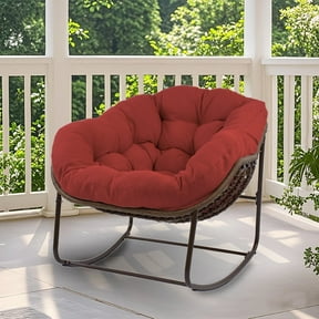 Dextrus Cozy Rocking Egg Chair for Small Balcony or Garden, Unique ...