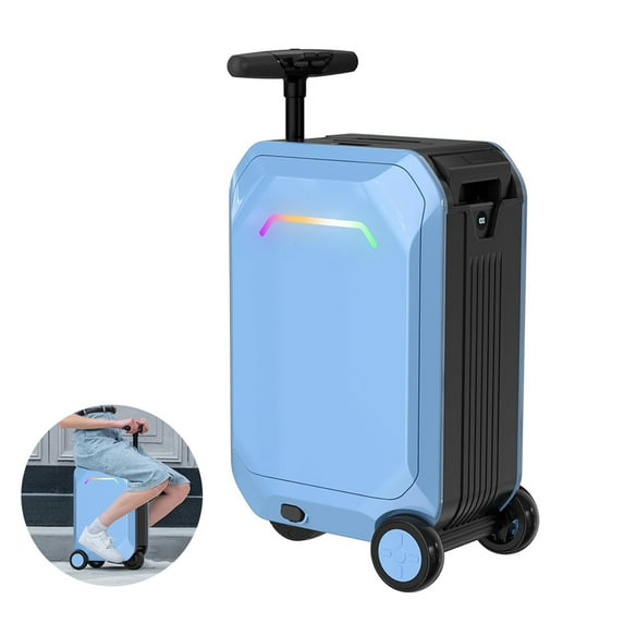 GOLUCKY 22" Smart Rideable Carry-On Luggage, Motorized Suitcase with ...