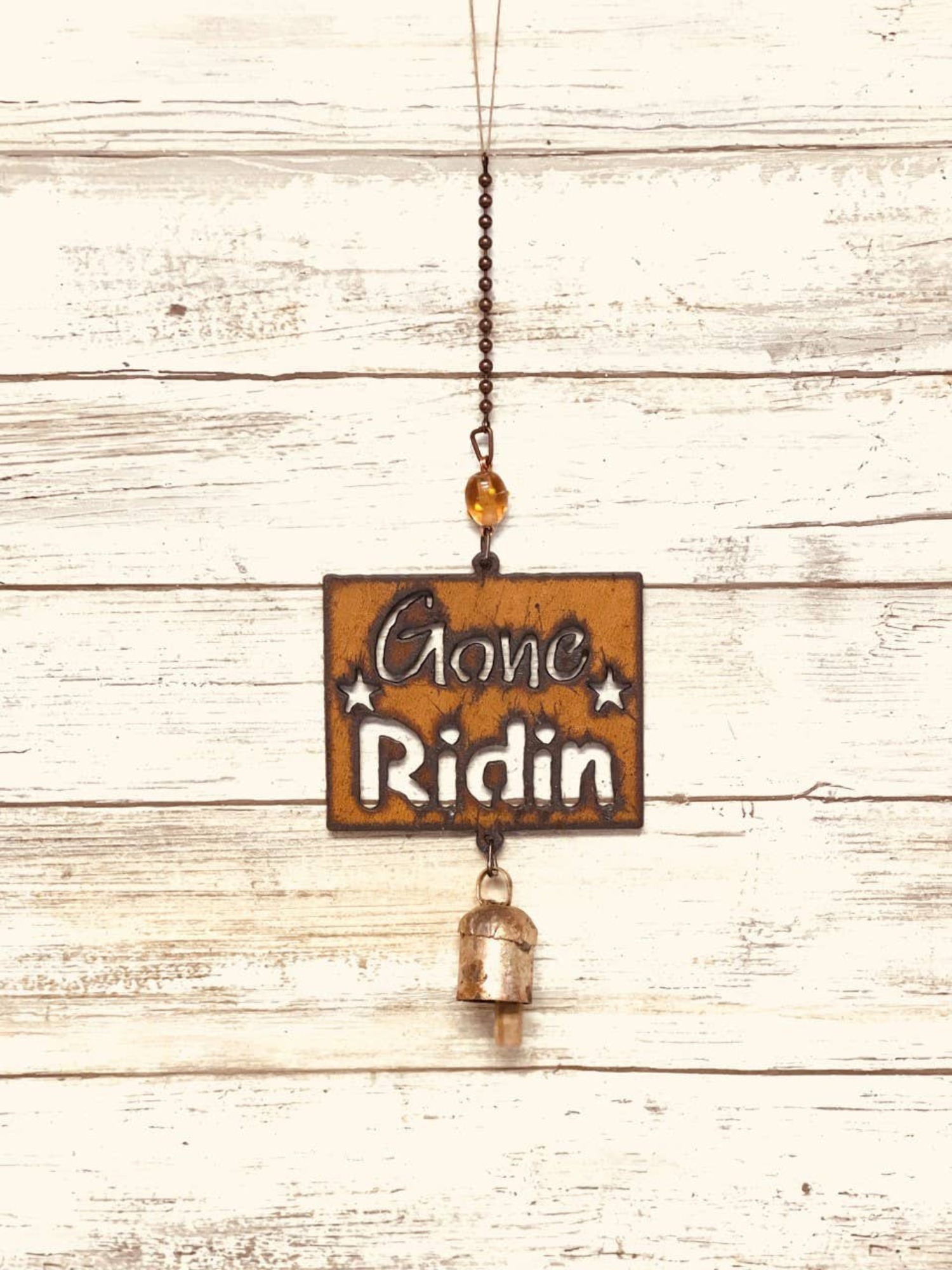 GONE RIDIN Bell Western Garden Chime - Walmart.com