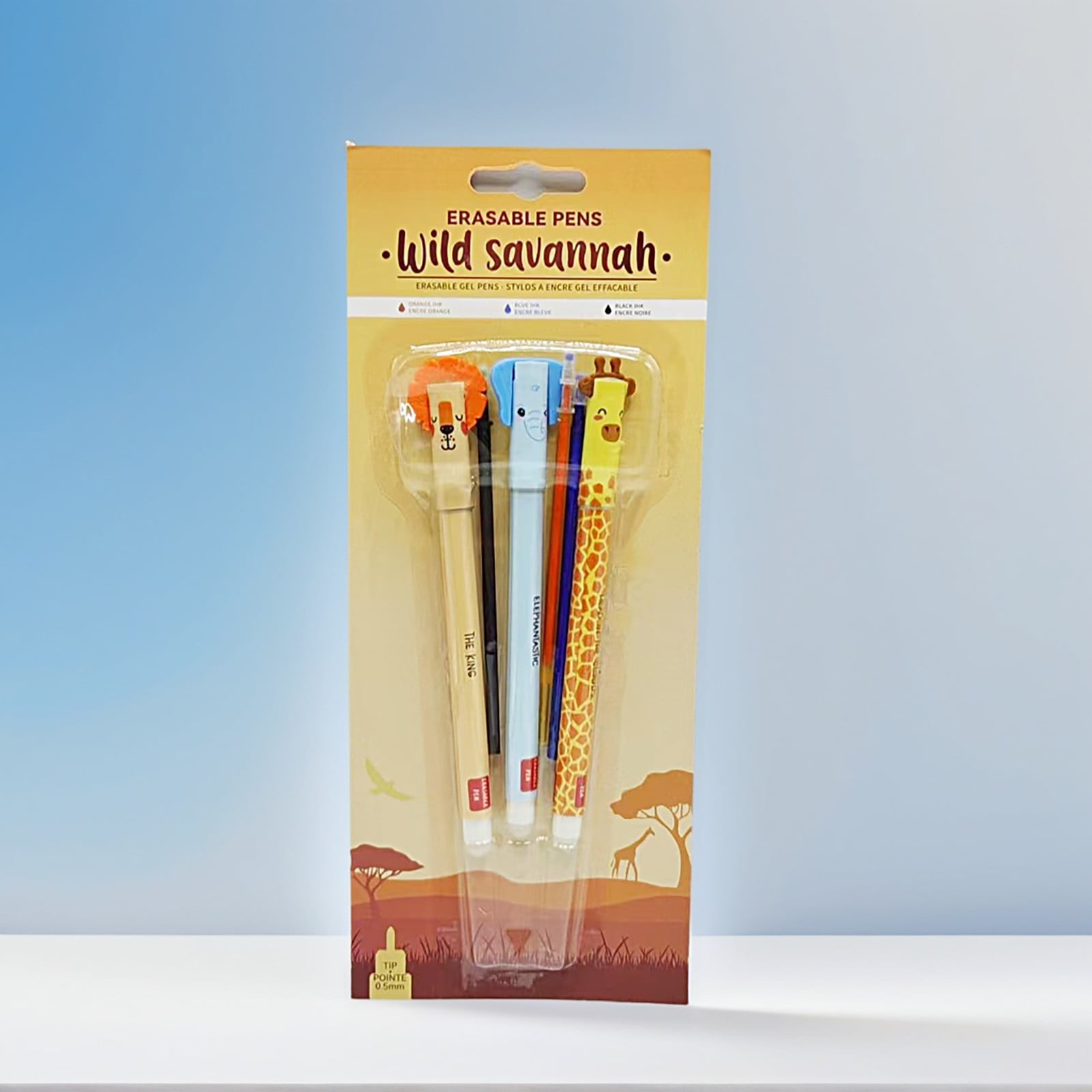 GONEBIN LEGAMI Erasable Pen Set- Set of 3 Erasable Gel Pens with ...