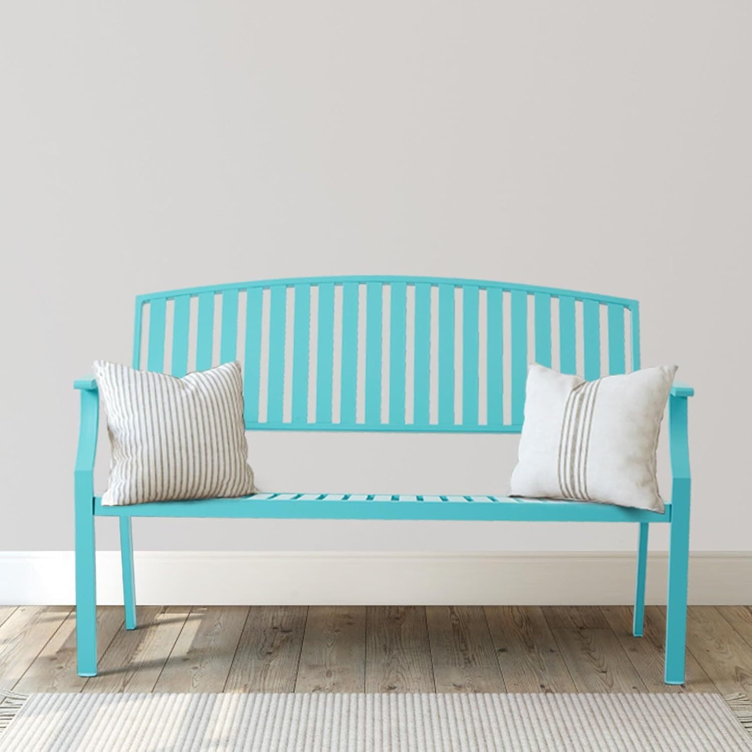 GONICHA Outdoor Bench,Weatherproof Aluminum Patio Garden Bench for Park ...