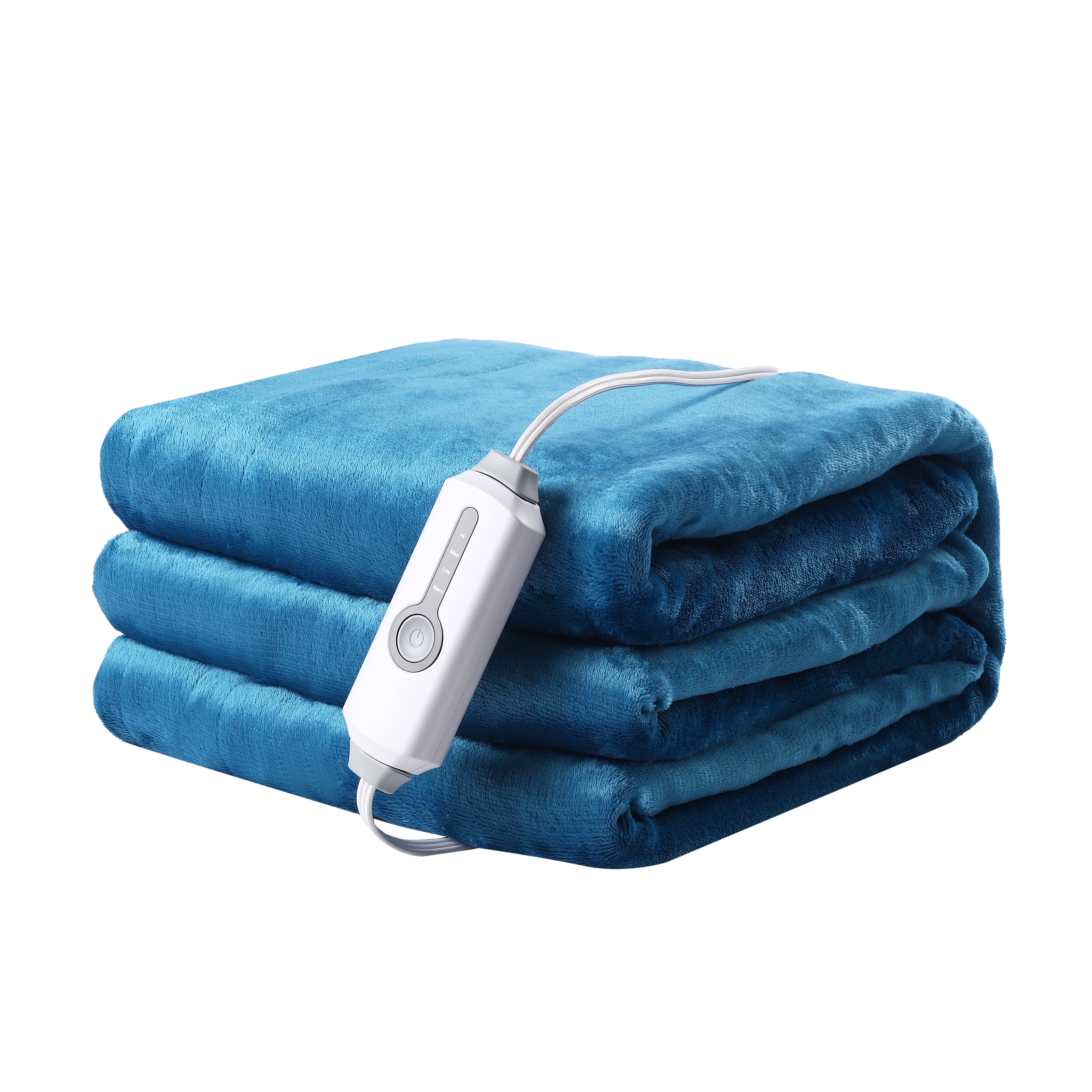 GONUES Heated Blanket Twin Size 62"x 84" Soft Flanne with 1-4 Heating ...