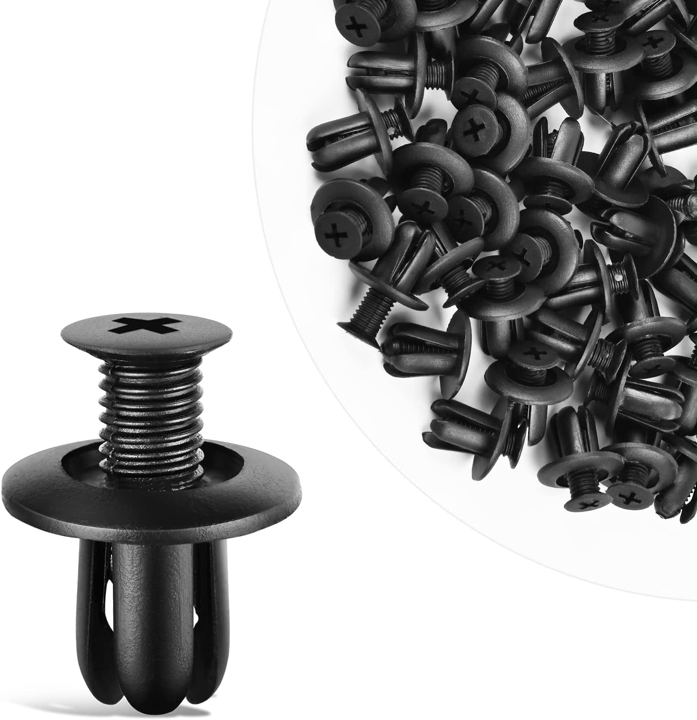GOOACC 100Pcs Engine-Area Radiator Fender Rocker Clips Compatible with ...