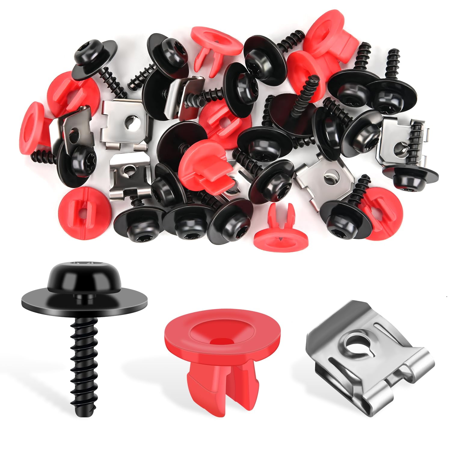 GOOACC 10Sets Engine Splash Shield Guard Undertray Cover Screws Bolt ...