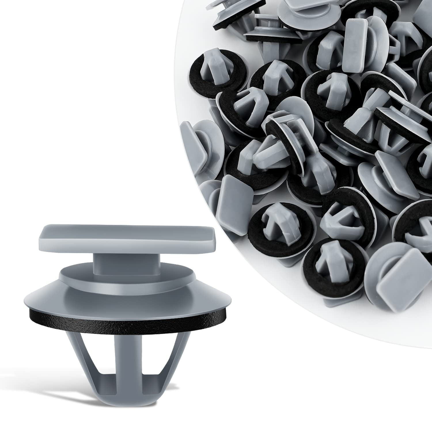 GOOACC 50Pcs Car Stone Guard Moulding Clips Bumper Fastener Rivet Clips ...