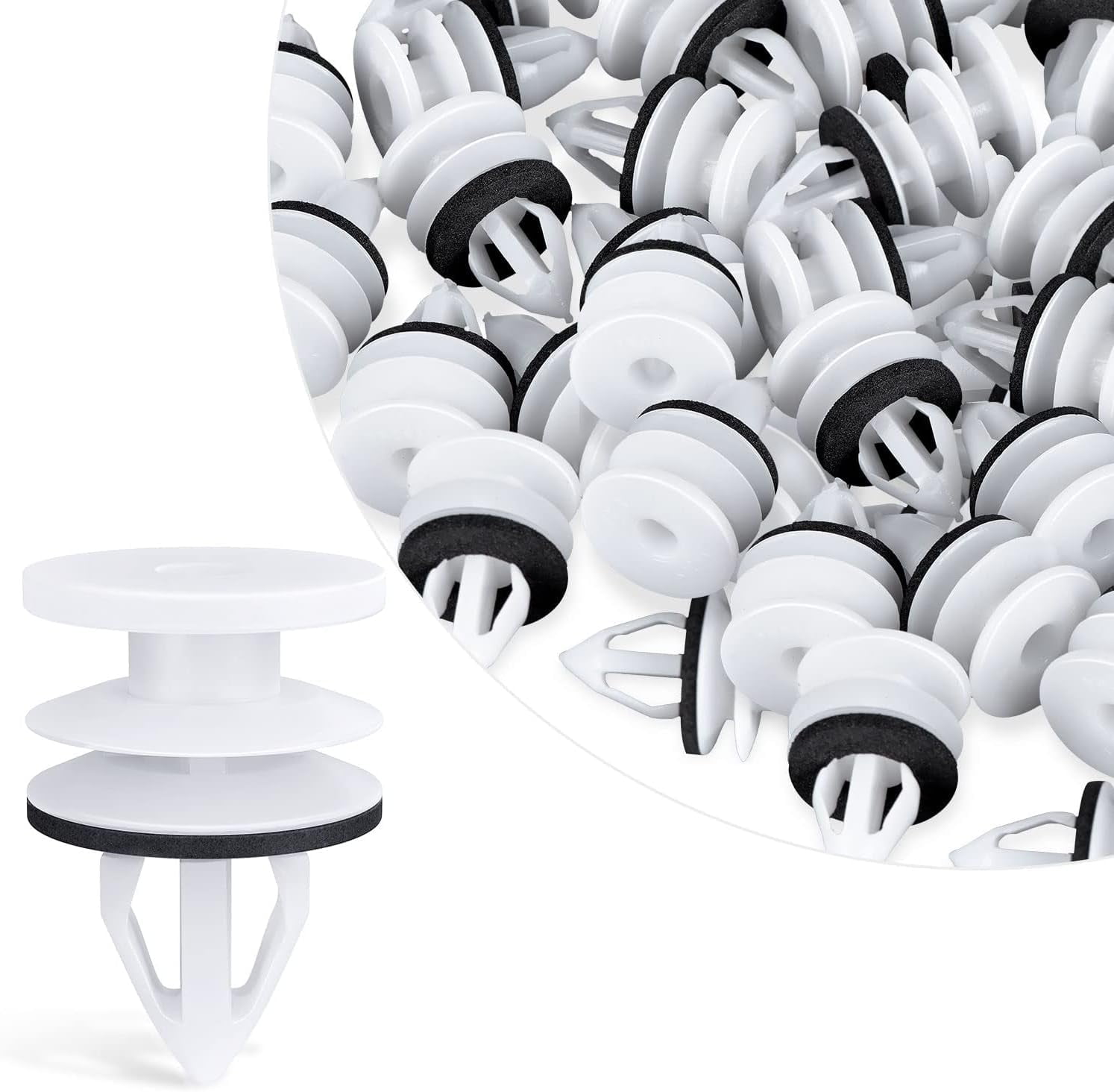 GOOACC 50Pcs Door Panel Retainer with Sealer compatible for GM Buick ...