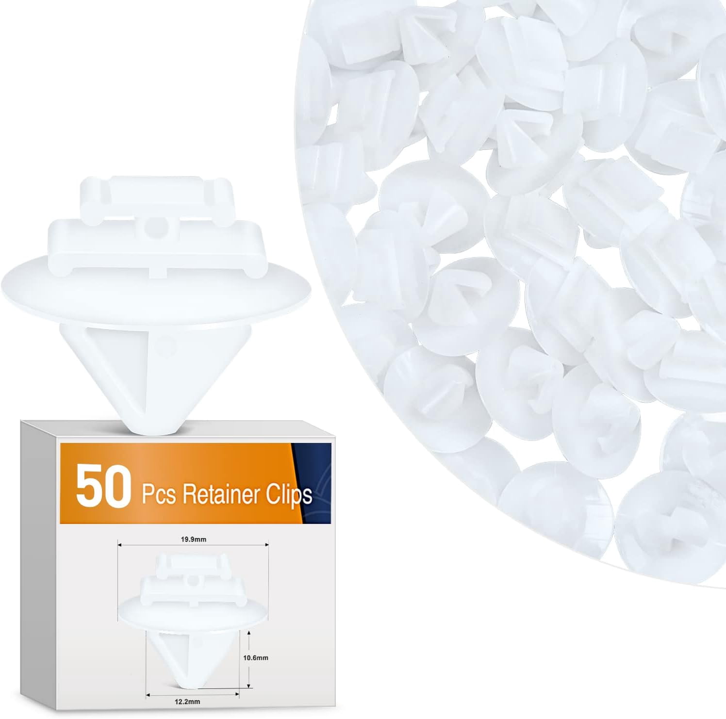 GOOACC 50Pcs Rear Door Body Side Moulding Clips for Jeep Renegade 2015 ...