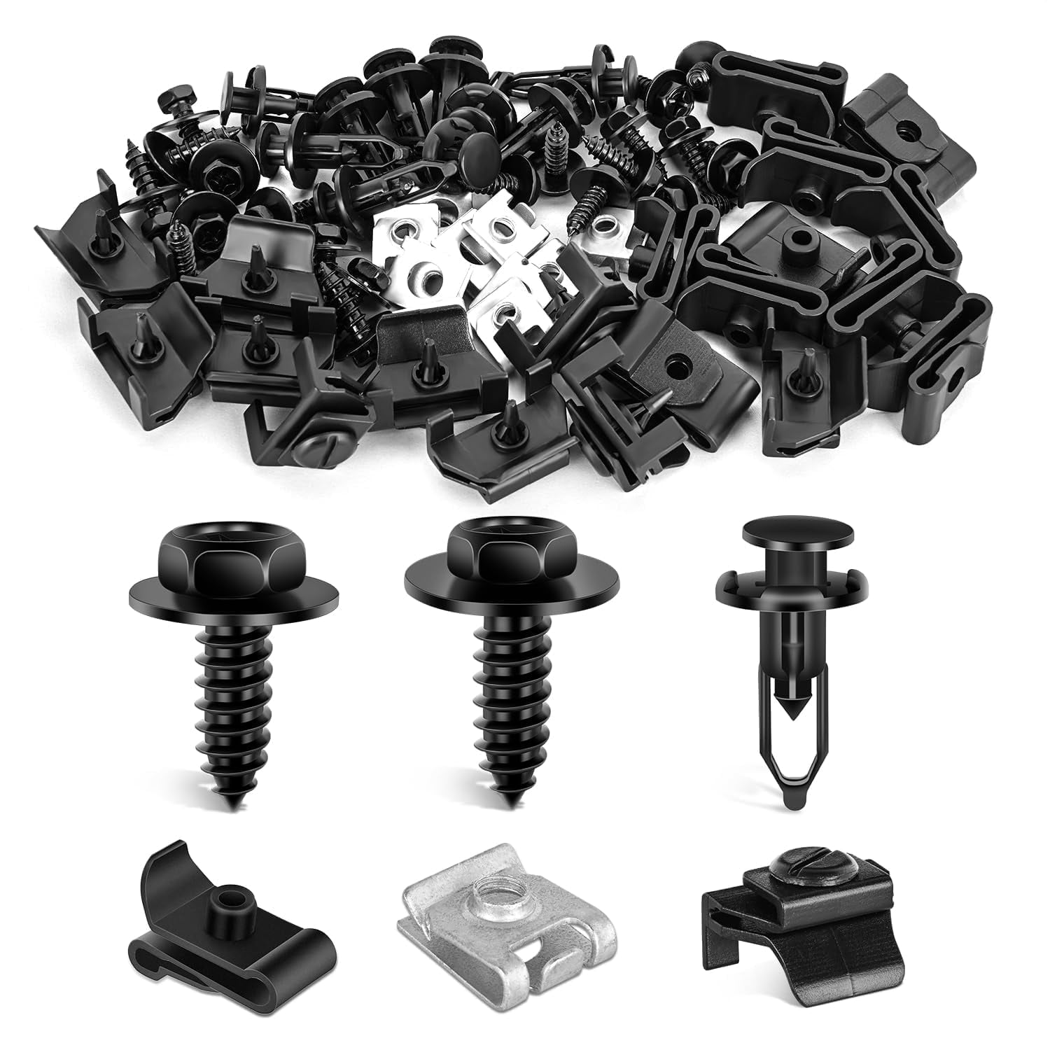 GOOACC 60Pcs Rear Bumper Cover Push-Type Retainer Fender Wheel Housing ...