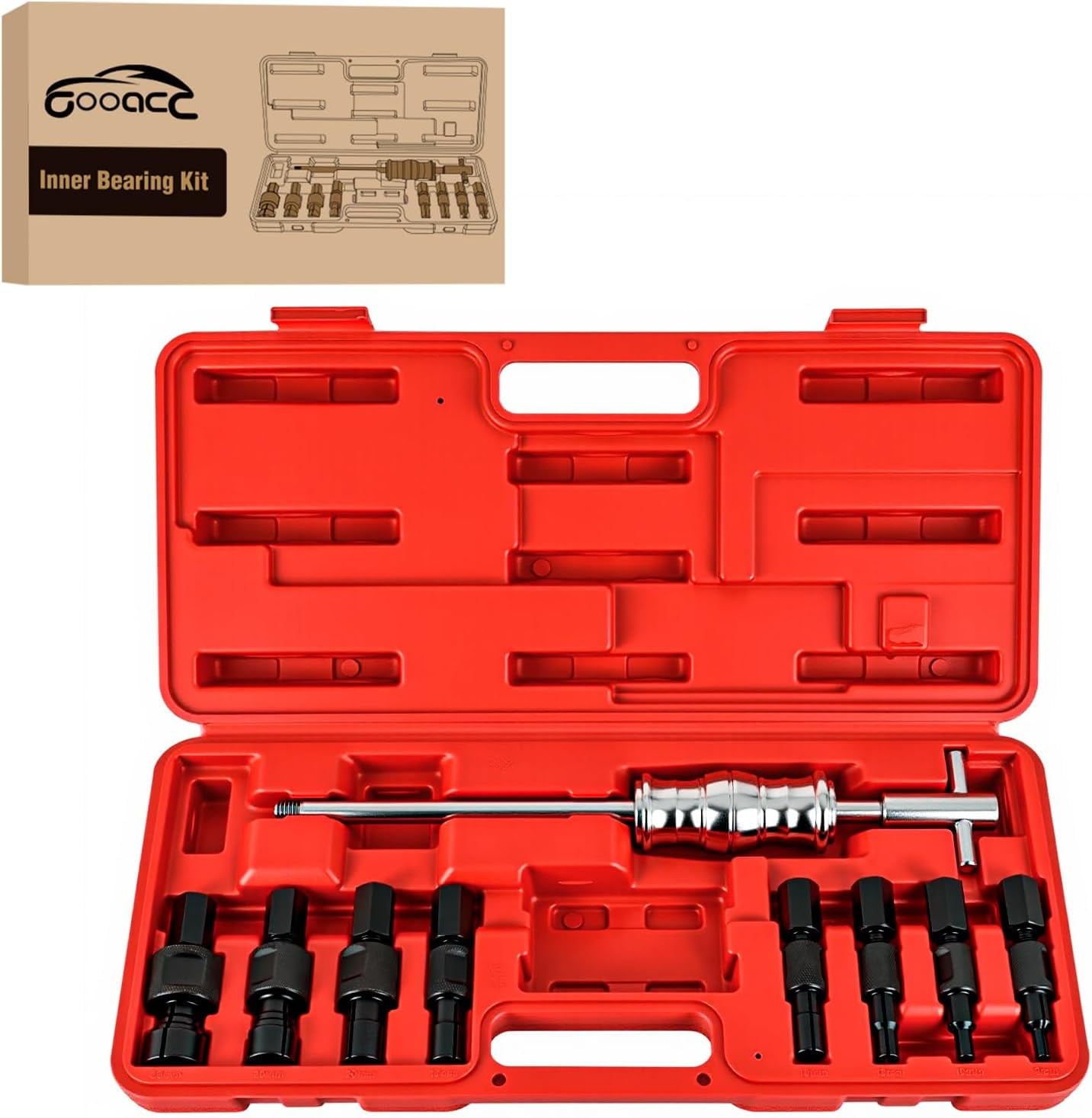 GOOACC 9PCS Blind Inner Bearing Puller Set, Slide Hammer with ...