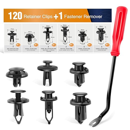 GOOACC GRC-30 120PCS Car Retainer 6.3mm 8mm 9mm 10mm Expansion Screws ...