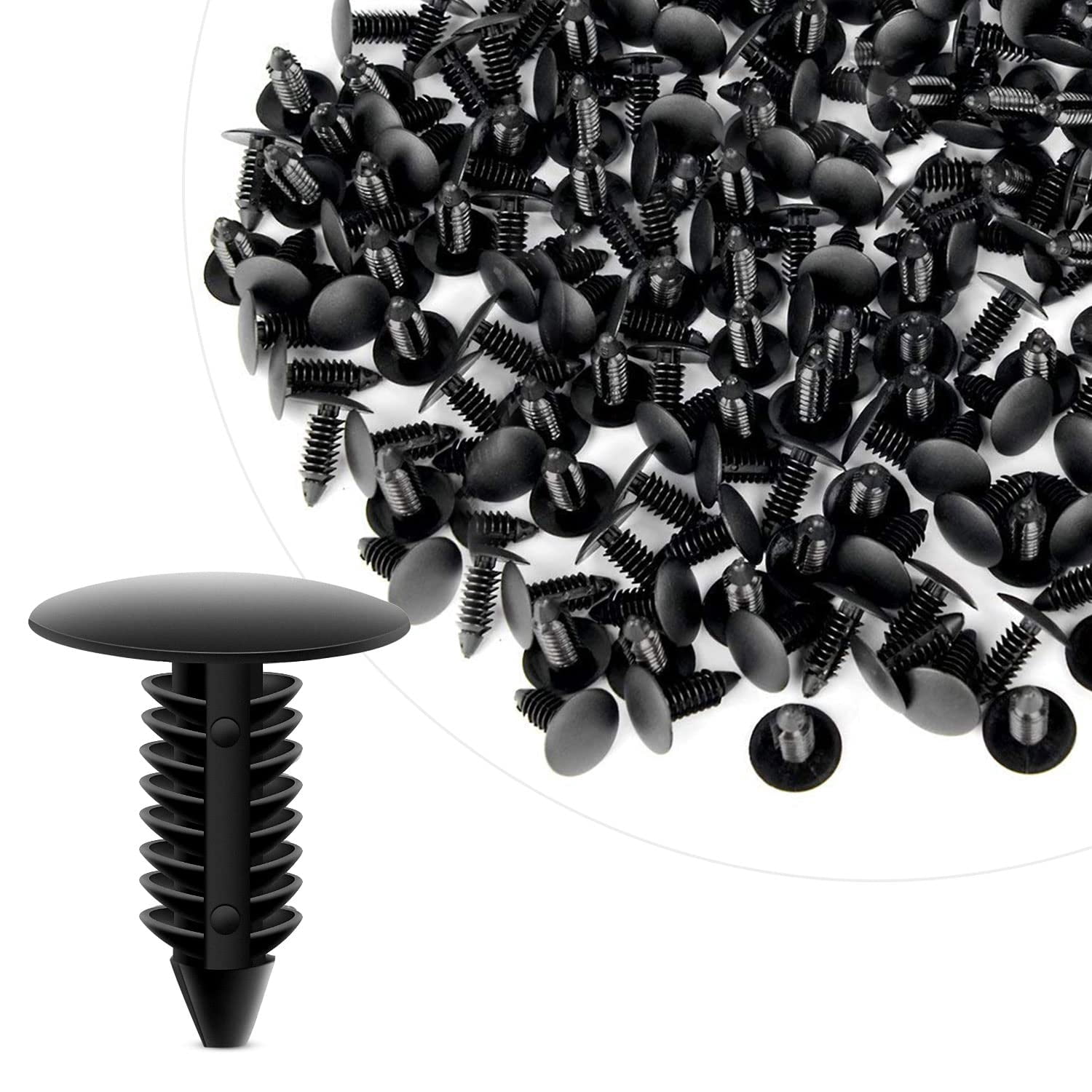 GOOACC Nylon Bumper Fastener DHF10 Rivet Clips Fender& Bumper Shield ...