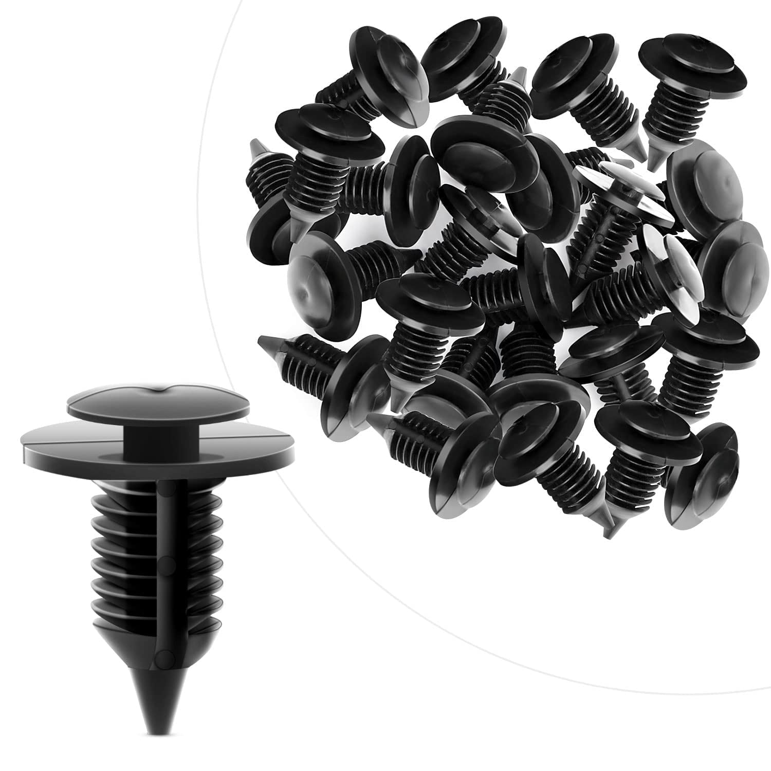 GOOACC OEM # N805155-S Interior Door Panel Clip Nylon Automotive Clips ...