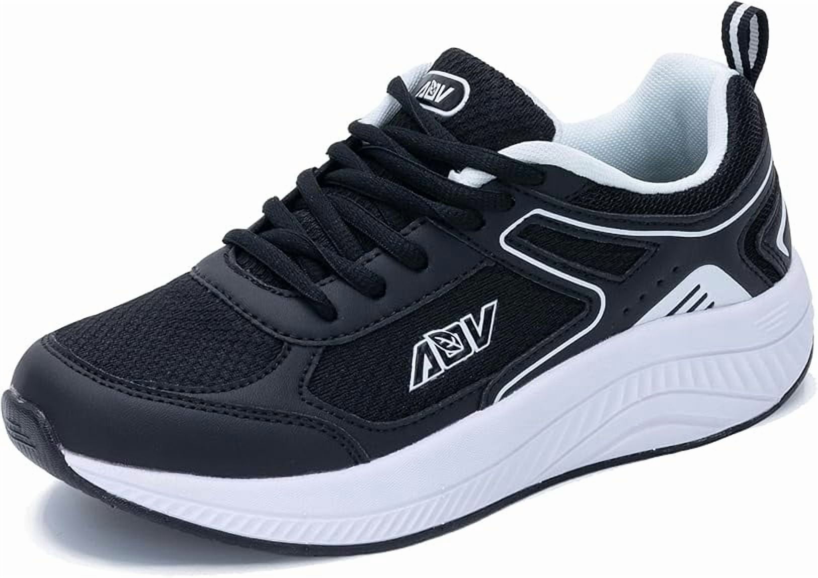 GOOBON Wide Toe Box Shoes Women Arch Support Walking Shoes for Plantar ...
