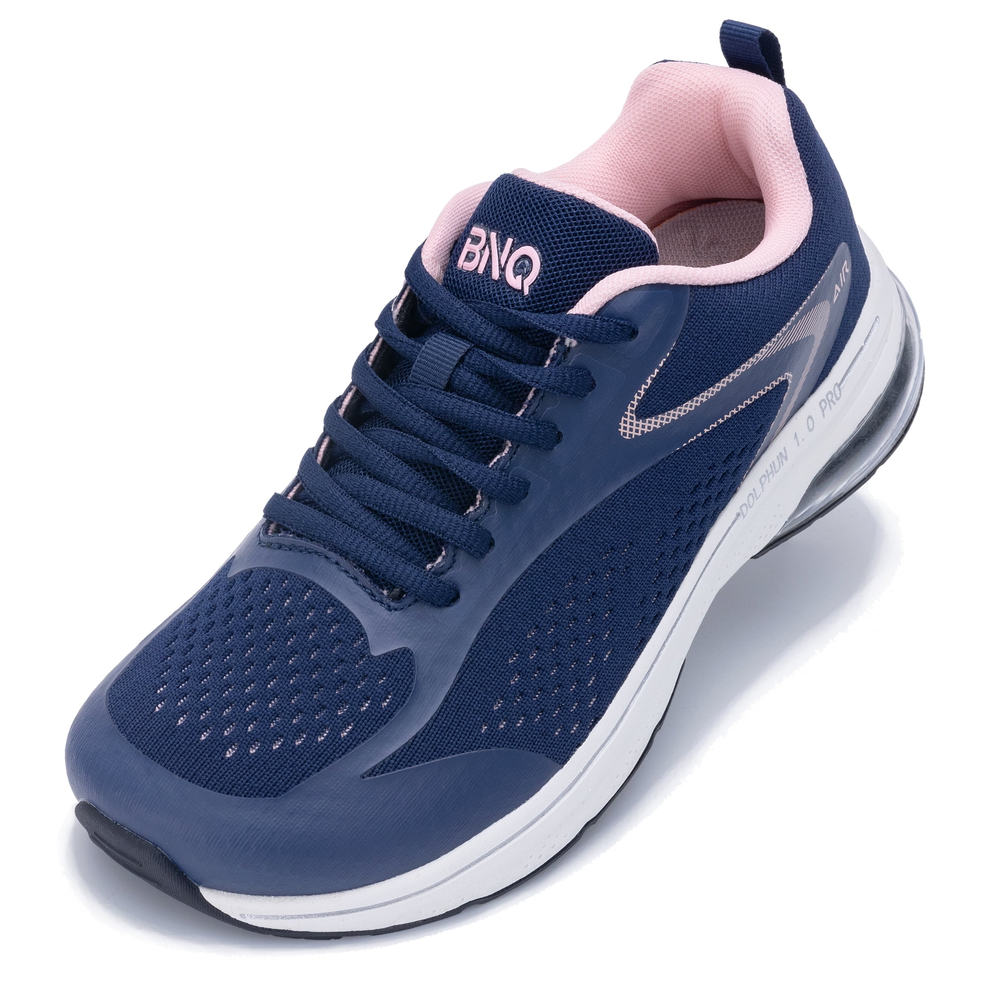 GOOBON Women Wide Toe Box Walking Shoes with Arch Support Tennis ...