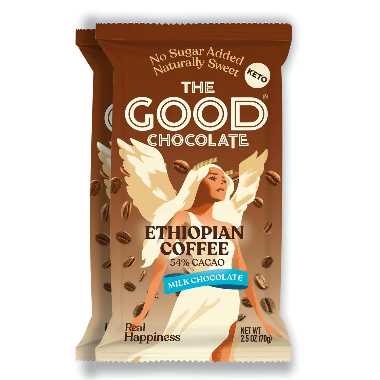 THE GOOD CHOCOLATE - DMF15 Keto Milk Chocolate Coffee 80% Less Sugar ...