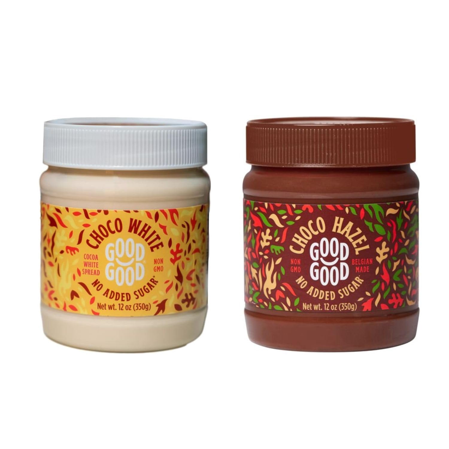 GOOD GOOD Belgian Choco KEF16 Hazel & White Bunde - 12 oz (350g) - No ...