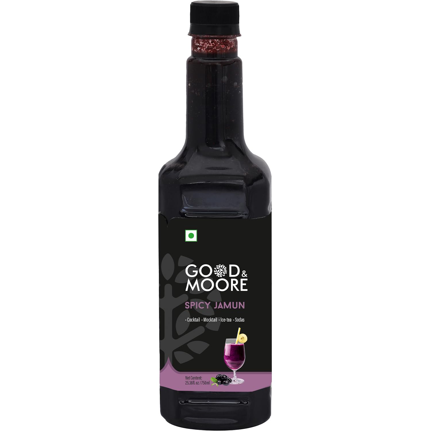 GOOD&MOORE Spicy Jamun Syrup | For Cocktails, Mocktails, Sodas, Ice ...