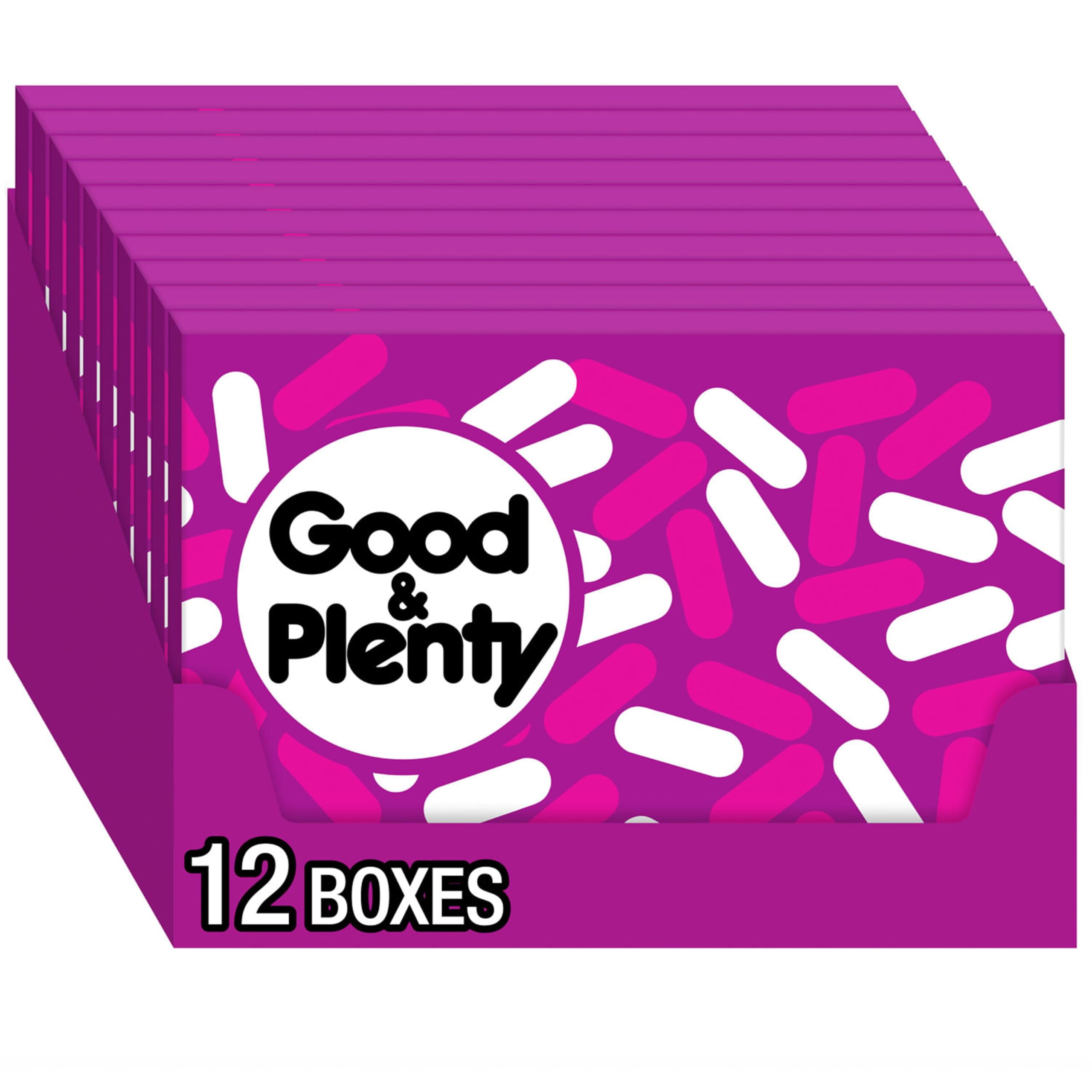 GOOD & PLENTY FEV6 Licorice Fat Free, Candy Boxes, 6 oz (12 Count ...
