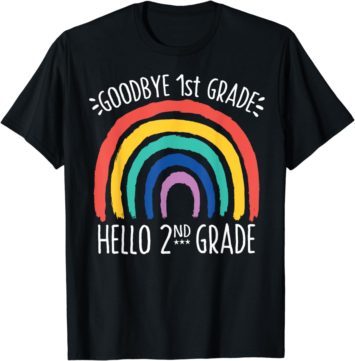 GOODBYE 1st GRADE HELLO 2nd GRADE School Teacher Student T-Shirt ...