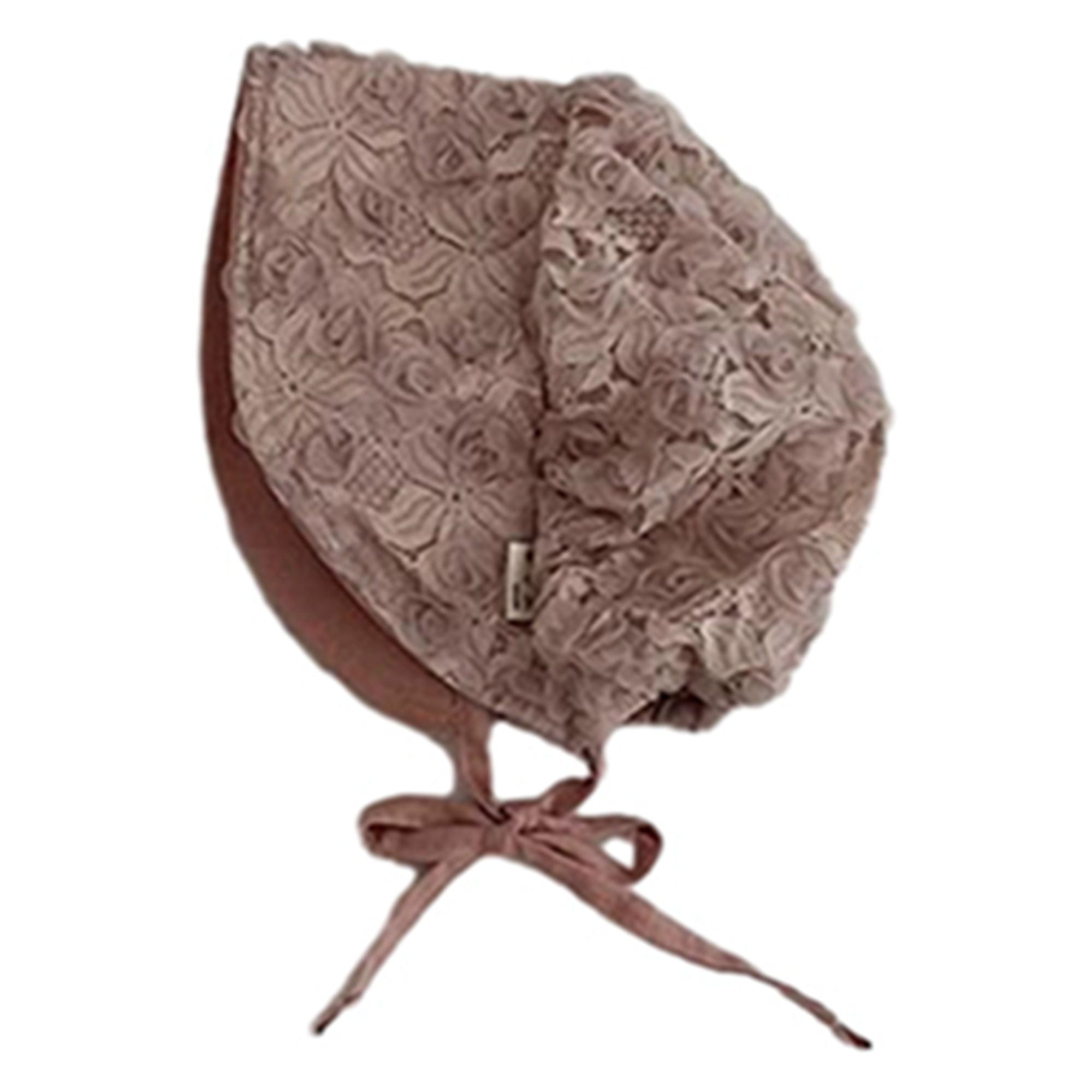 GOODLUCKY Baby Girl Bonnets Lace Flower Bonnet Sun Hats Christening ...