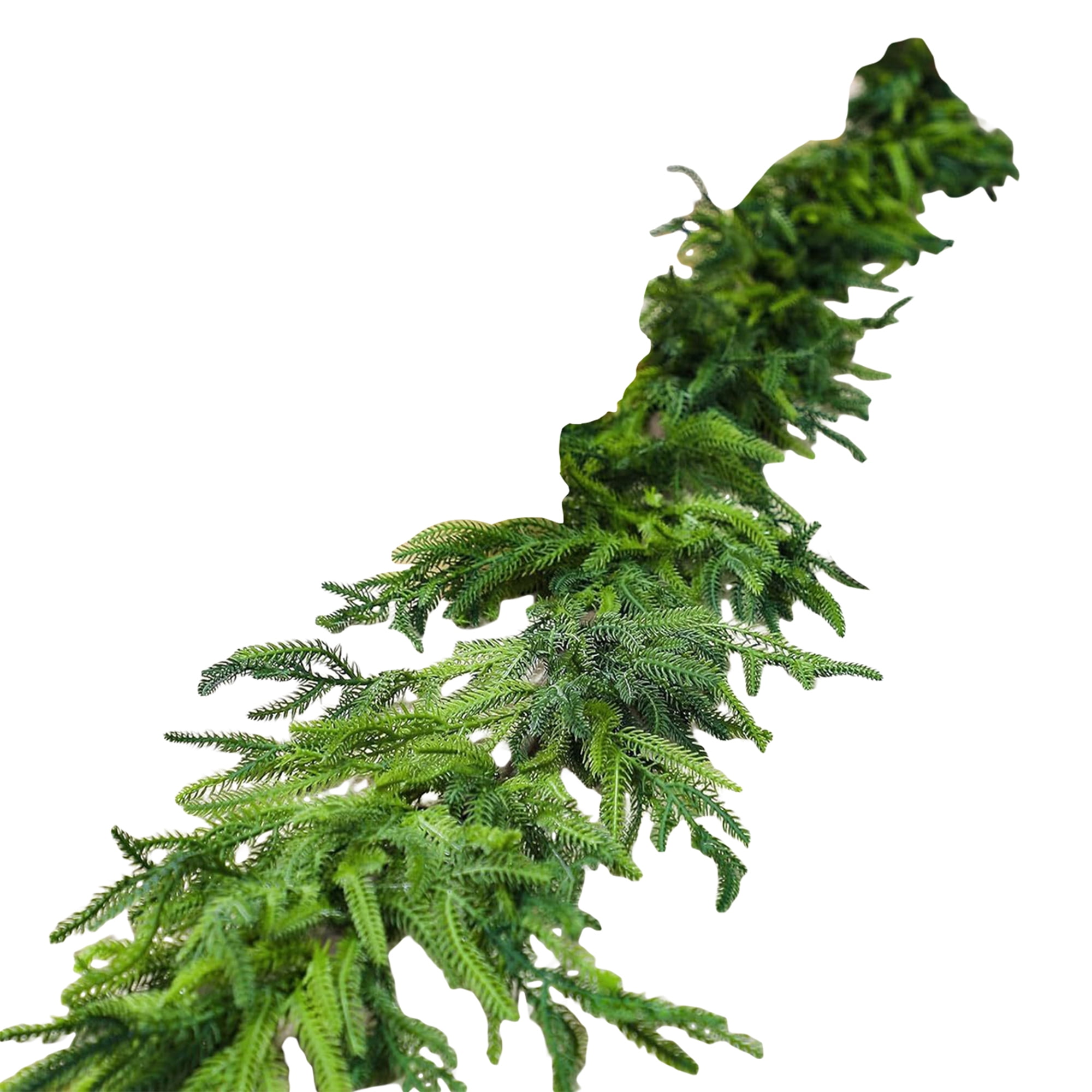 GOODLUCKY Christmas Garland Artificial Pine Wreath Holiday Decorations ...