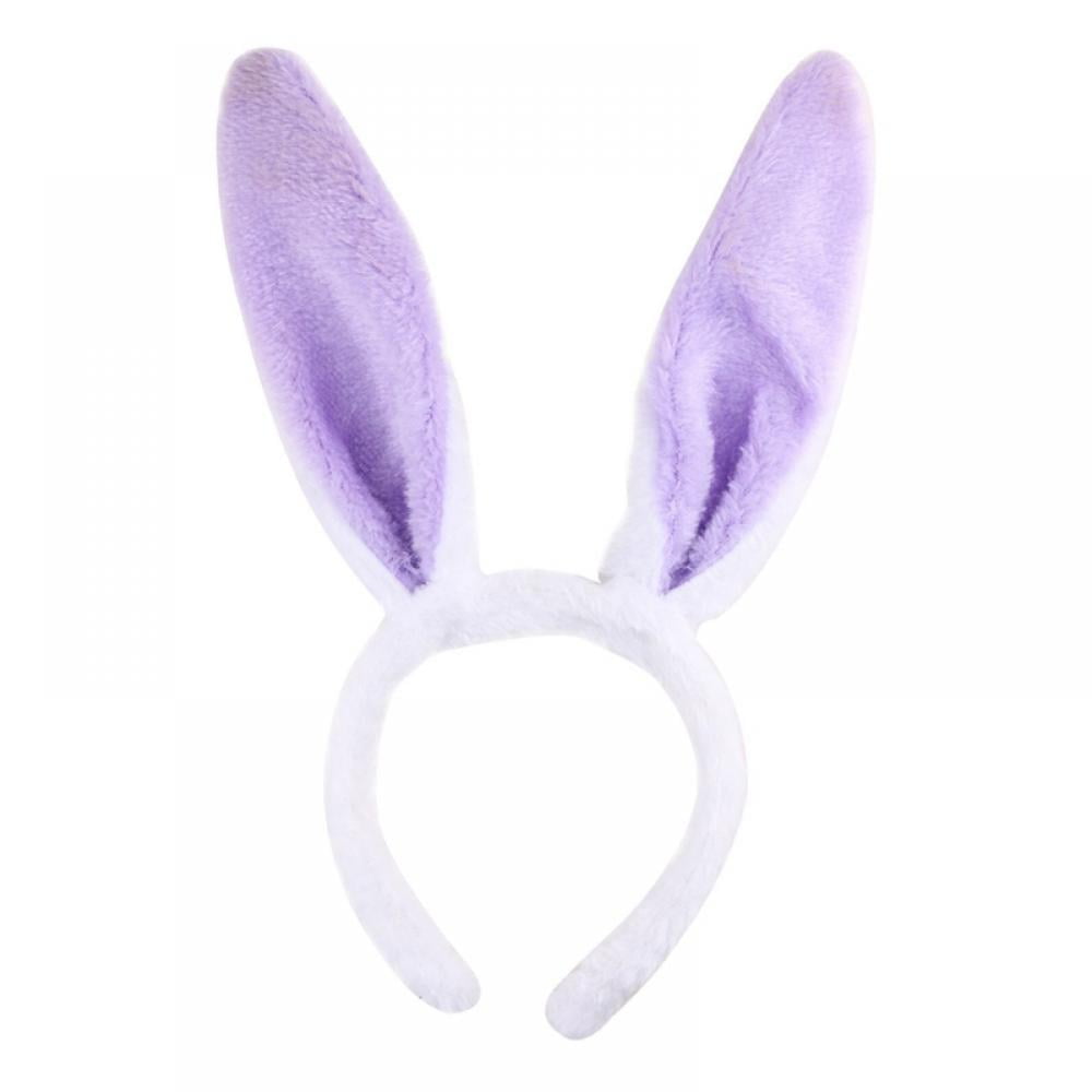 GOODLY Easter Festival Fluff Rabbit Ears Headband Headwear Dress Up ...