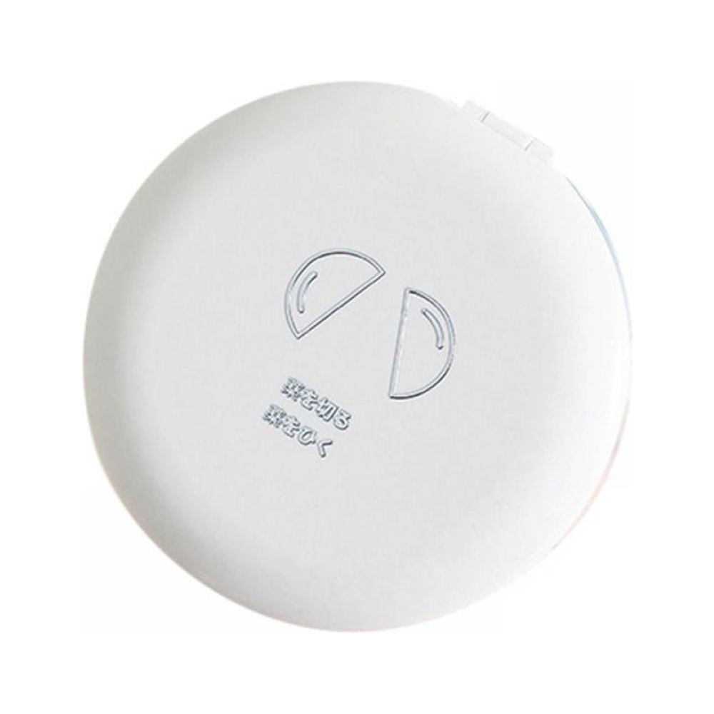 GOODLY Small Round Pill Box, Pill Organizer, Pill Case,Portable Small ...