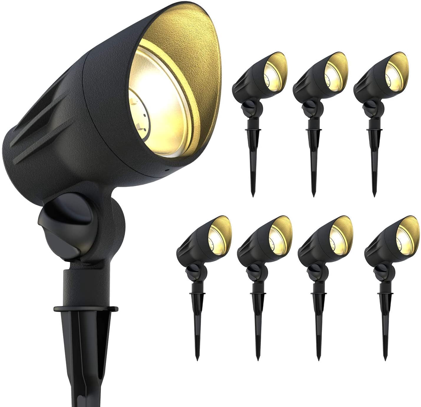 GOODSMANN Landscape Lighting Flood Lights Low Voltage Landscape ...