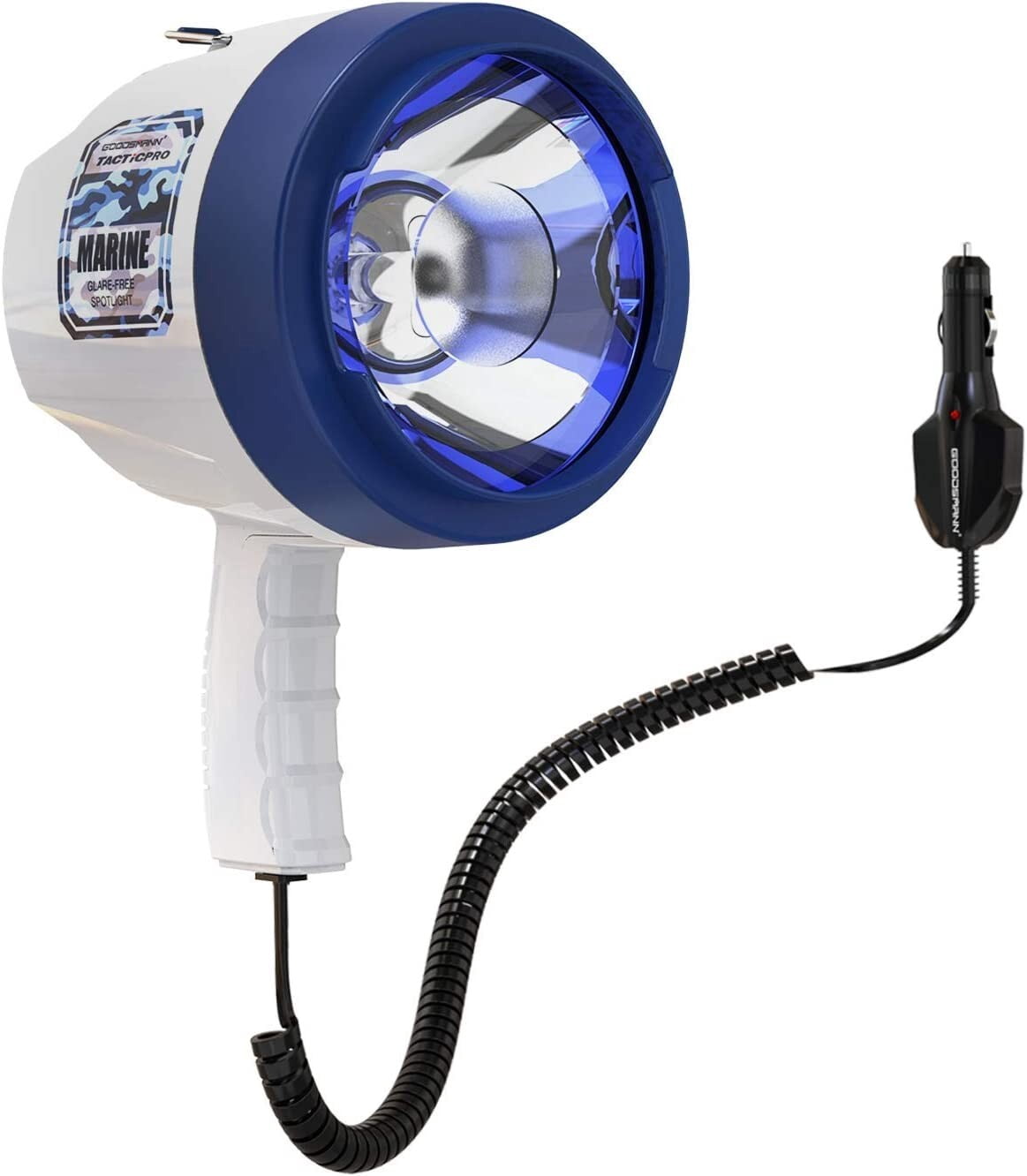 GOODSMANN Marine Spotlight Corded Handheld Corded Spot Lights for Boats ...