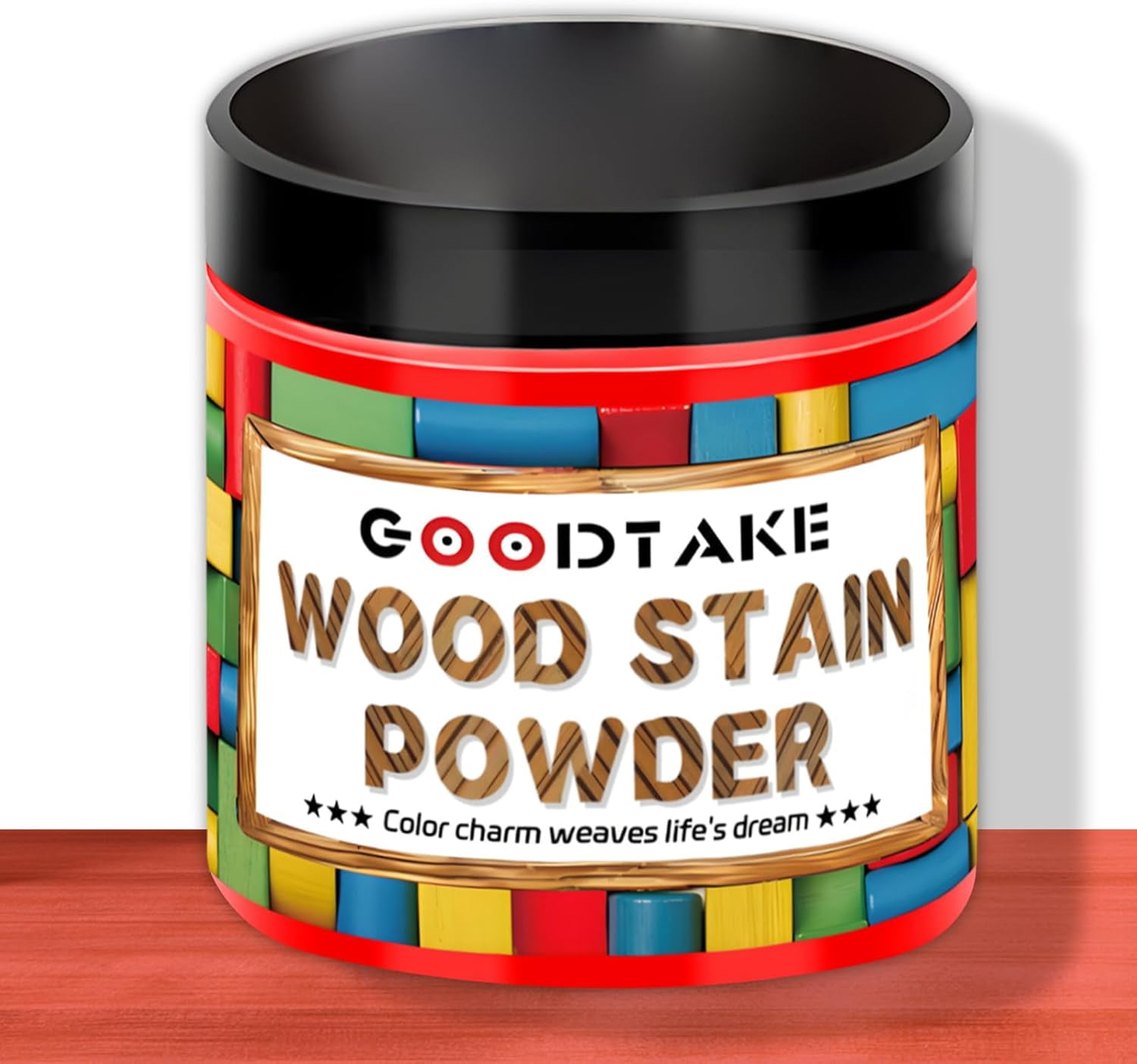 GOODTAKE Red Wood Stain Powder, Wood Dye Stain Powder That Makes ...