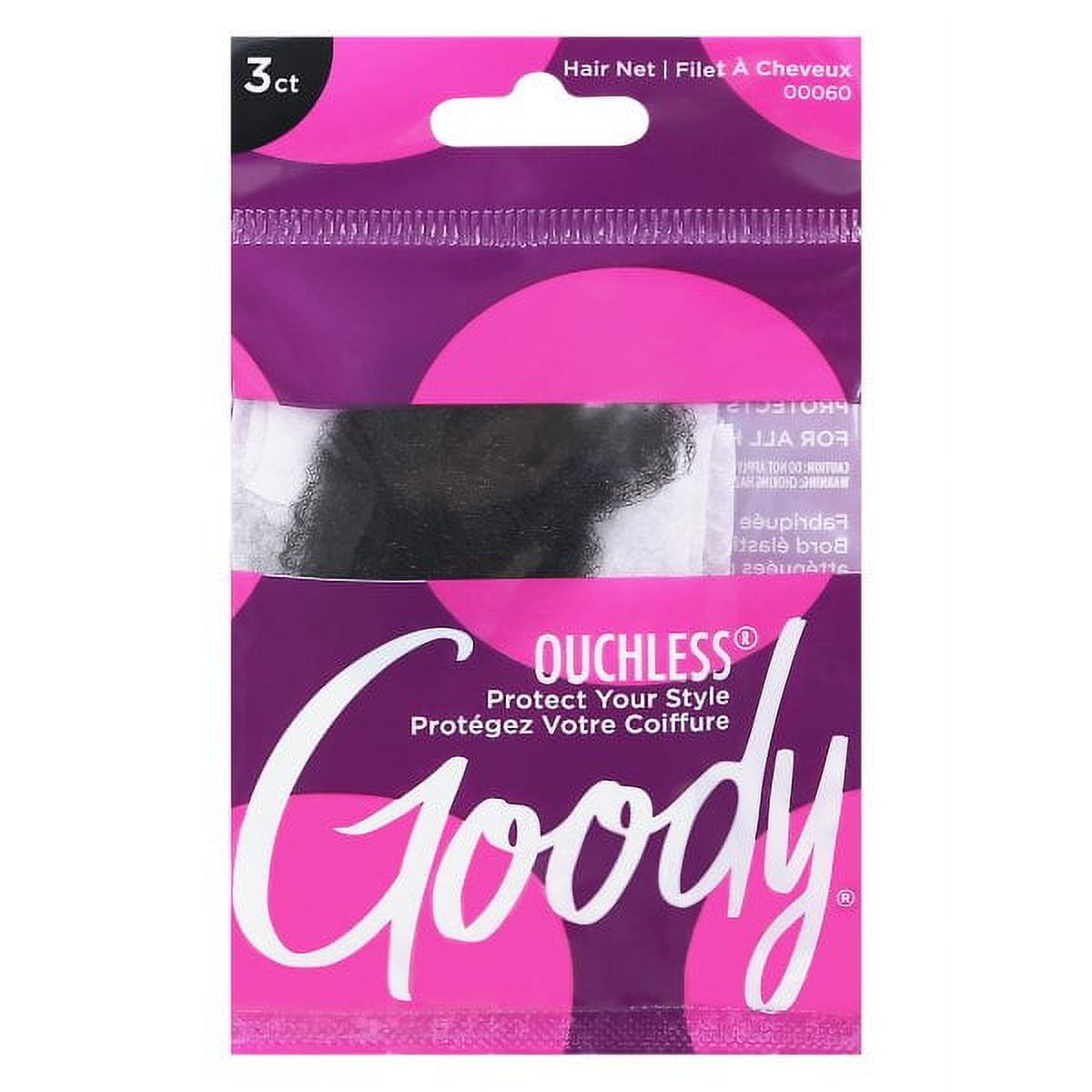 Goody Invisible Styling Essentials Hair Net, Black, High Quality, 3 ...