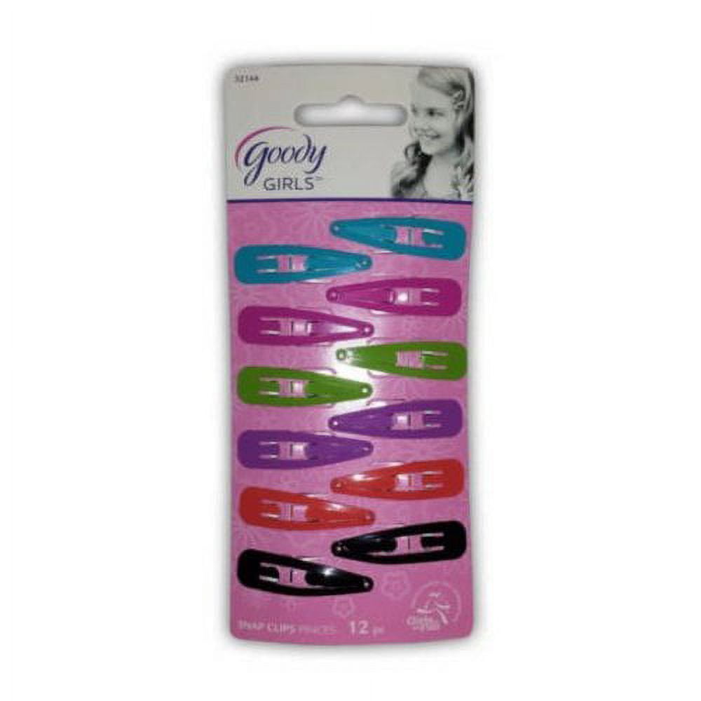 GOODY - Styling Essentials Slide Proof Snap Clips - 6 Count - Walmart.com