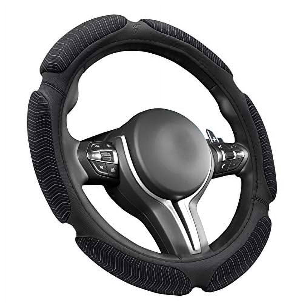 GOODYEAR GY1420 High Race Performance Steering Wheel Cover Non Slip High Grip Universal Fits Most Cars Diameter 14.5 15.5