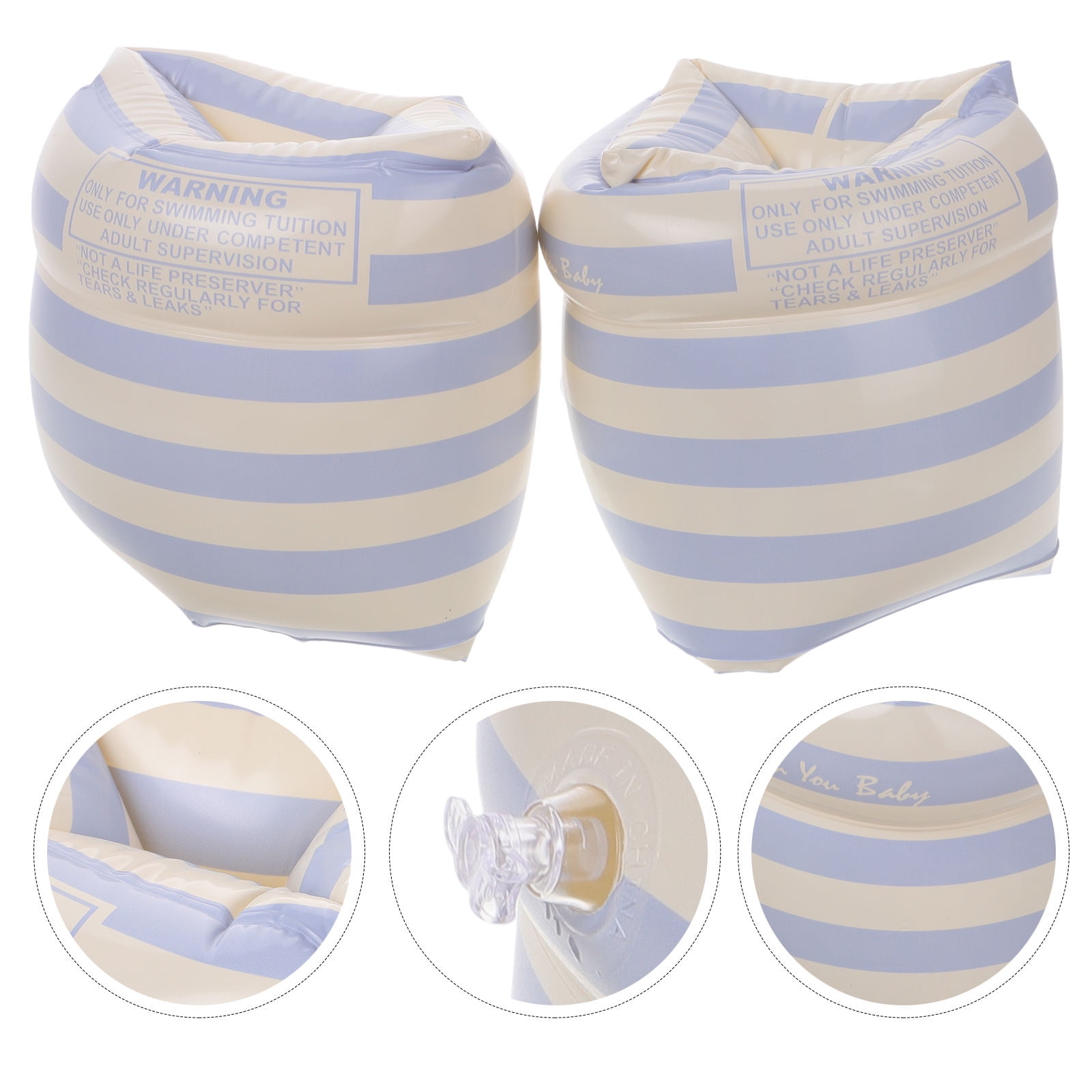 GOOHOCHY 1 Pair Adult Arm Float Circles Arm Floating Sleeves Inflatable ...