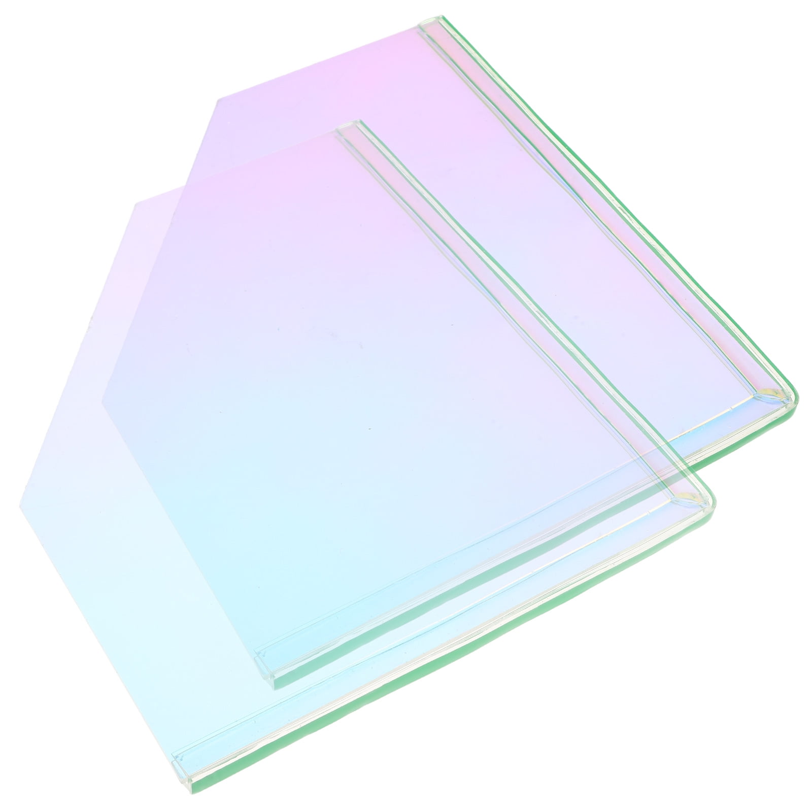 GOOHOCHY 1 Pair Shower Corner Guards Bath Shower Screens Acrylic Splash ...