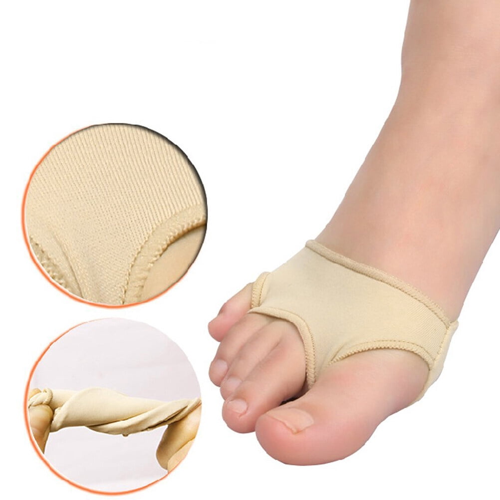 GOOHOCHY 1 Pair Silicone Gel Spandex Oval Foot Gel Forefoot Cushion ...
