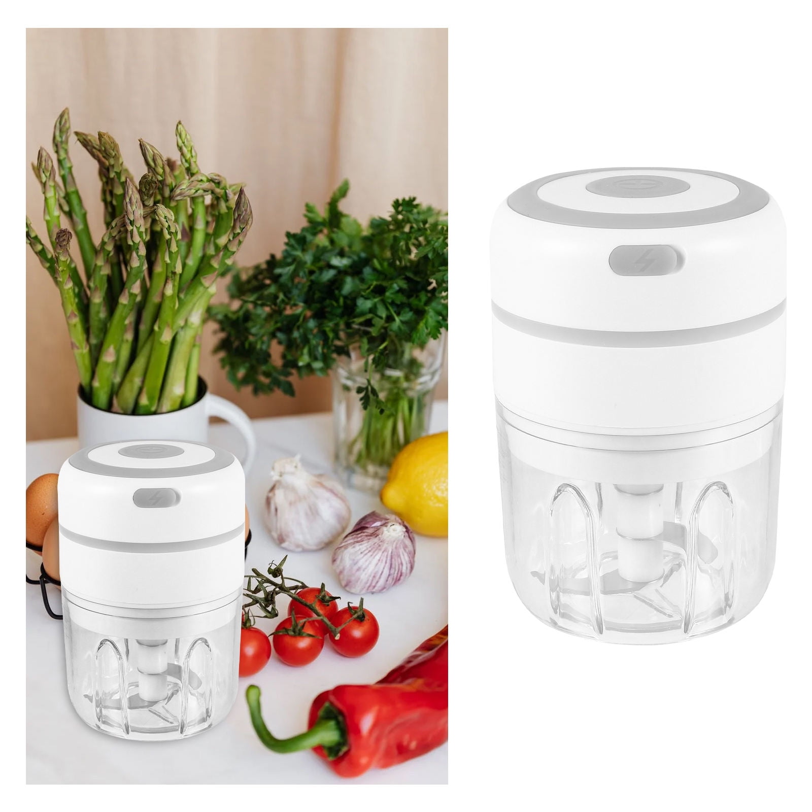 Mobutofu Electric Mincing Garlic Crusher 1Set For Kitchen Appliance 8 ...