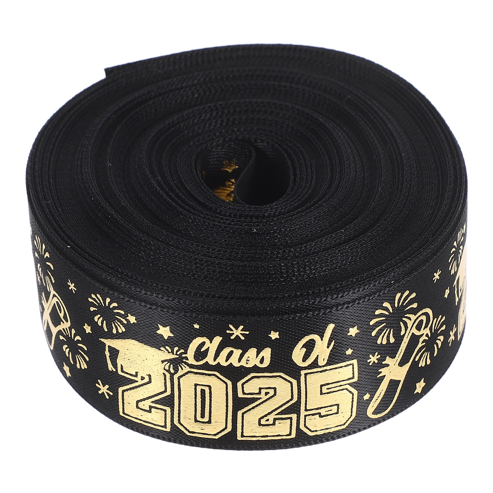 GOOHOCHY 1 Roll 2025 Graduation Ribbons Graduation Polyester Ribbons ...