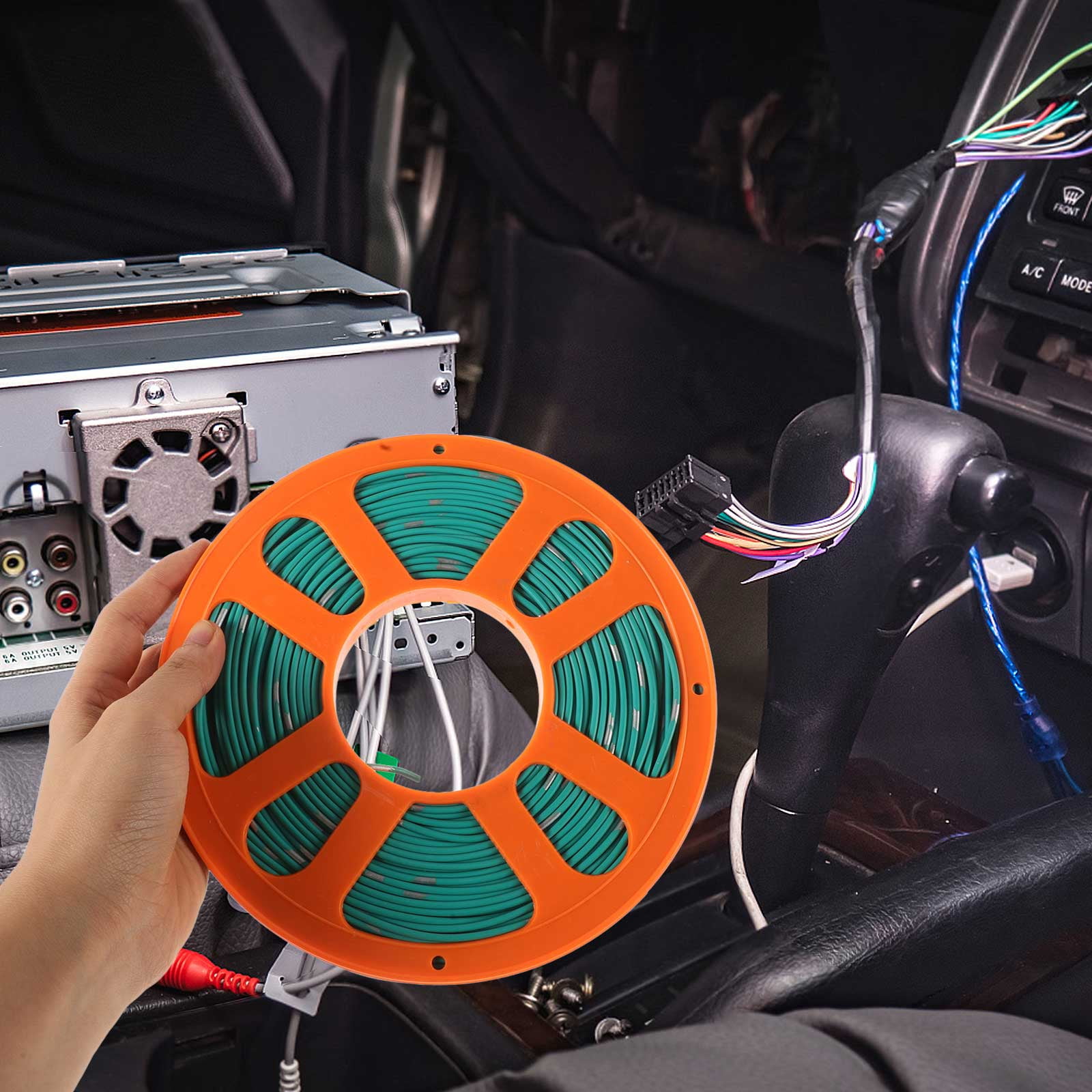 GOOHOCHY 1 Roll Automotive Cable 40 Meters 2.6Mm Diameter Core For ...