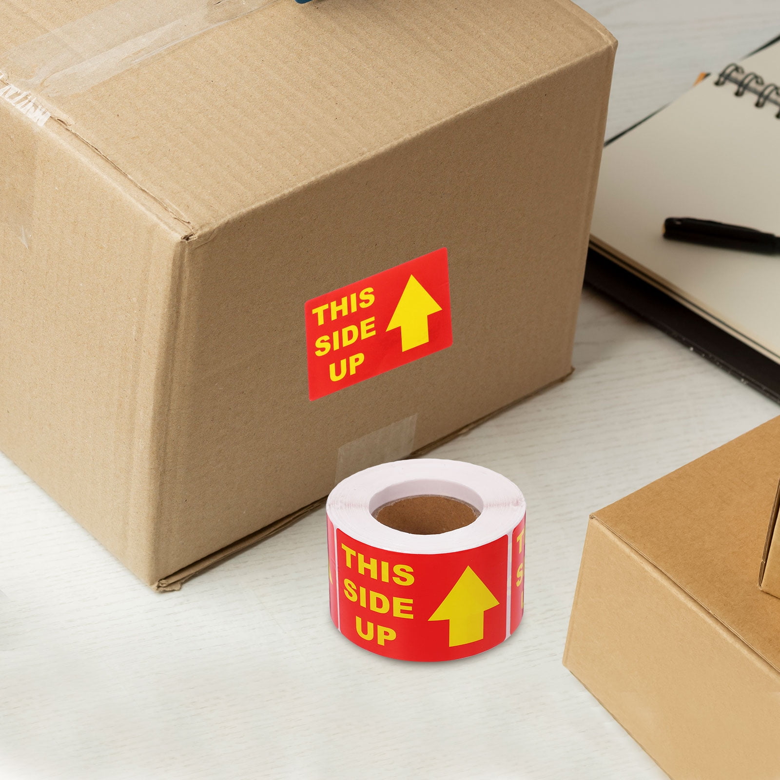 GOOHOCHY 1 Roll Fragile Stickers Packing Warning Stickers Adhesive ...