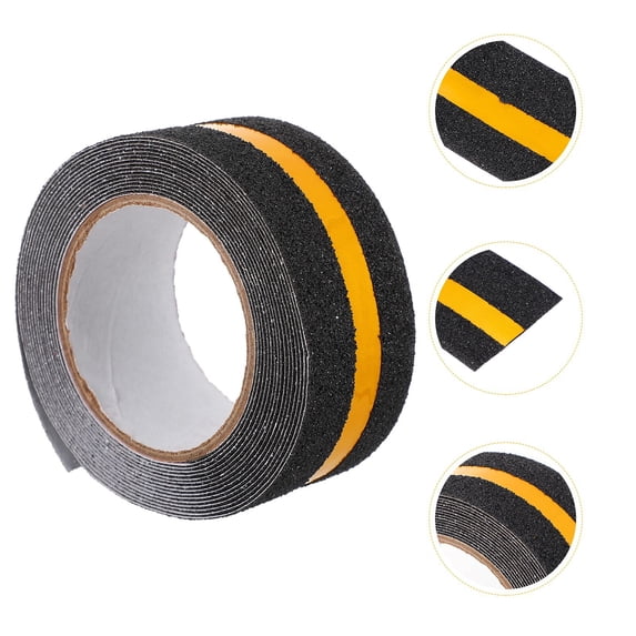 GOOHOCHY 1 Roll Non-skid Frosted Design Safety Tape Reflective Warning ...