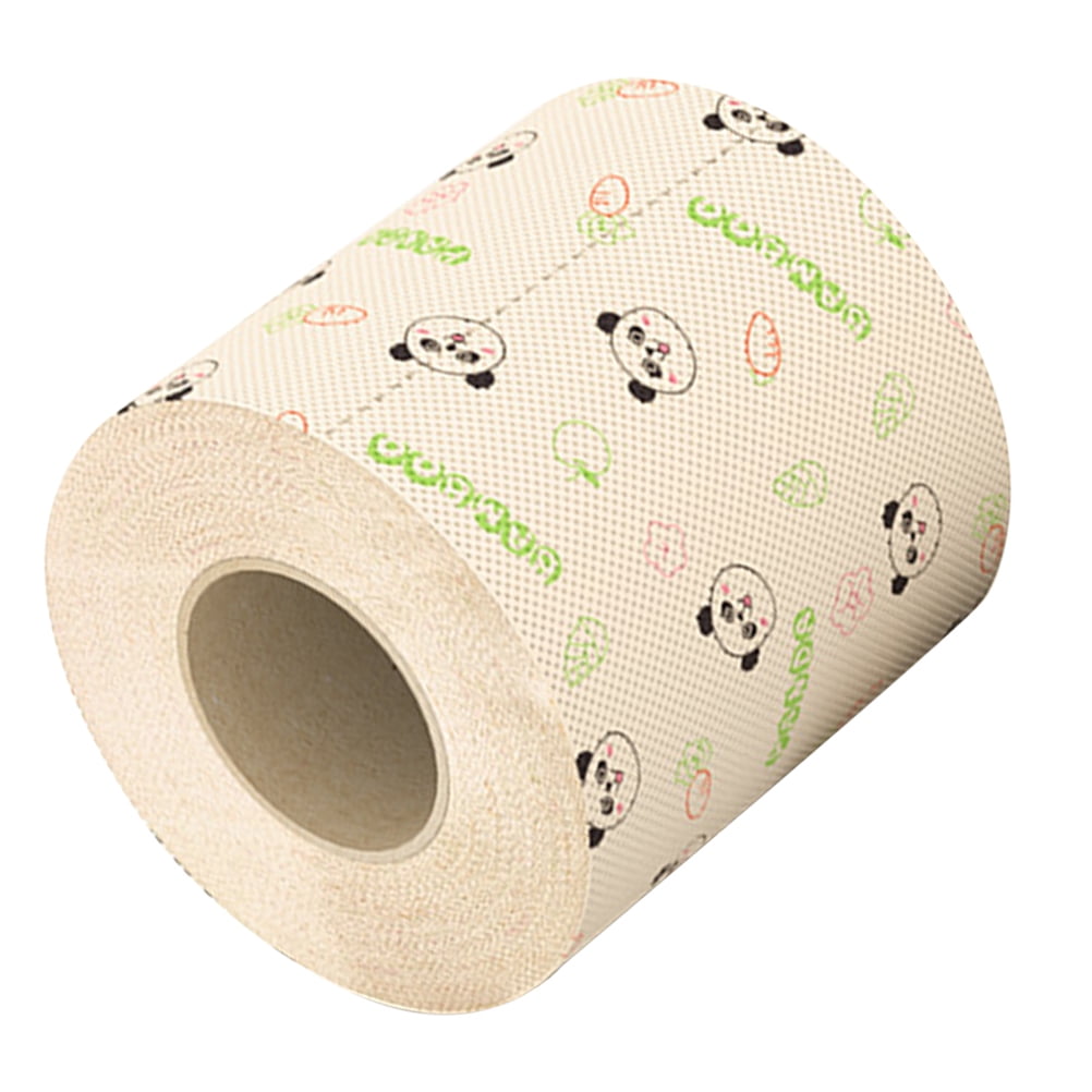 GOOHOCHY 1 Roll Of Panda Printed Toilet Paper Roll Decorative Bamboo ...