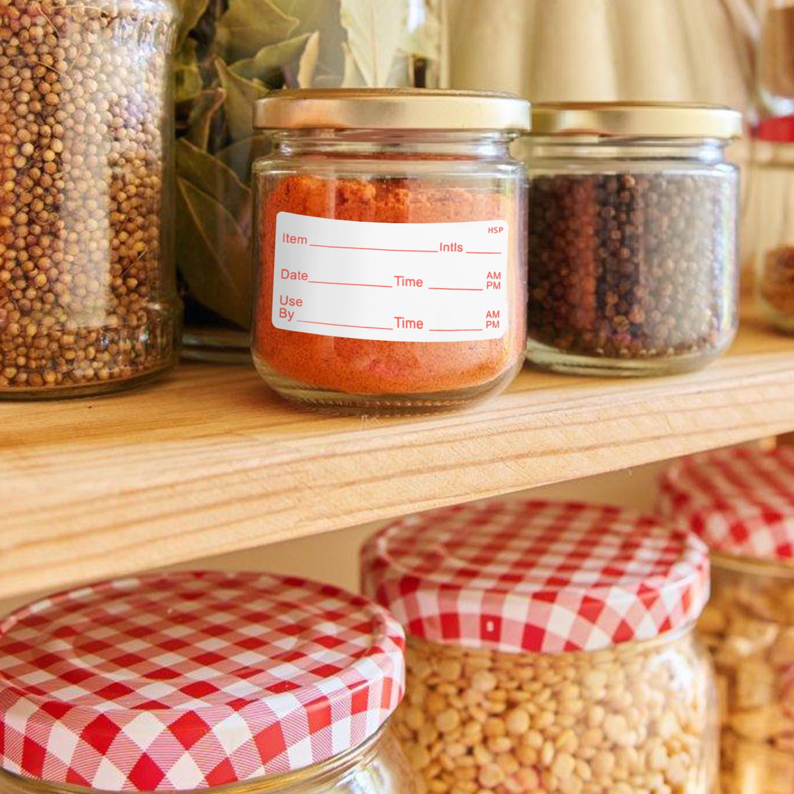 GOOHOCHY 1 Roll Removable Freezer Labels for Food Storage Food Labels ...