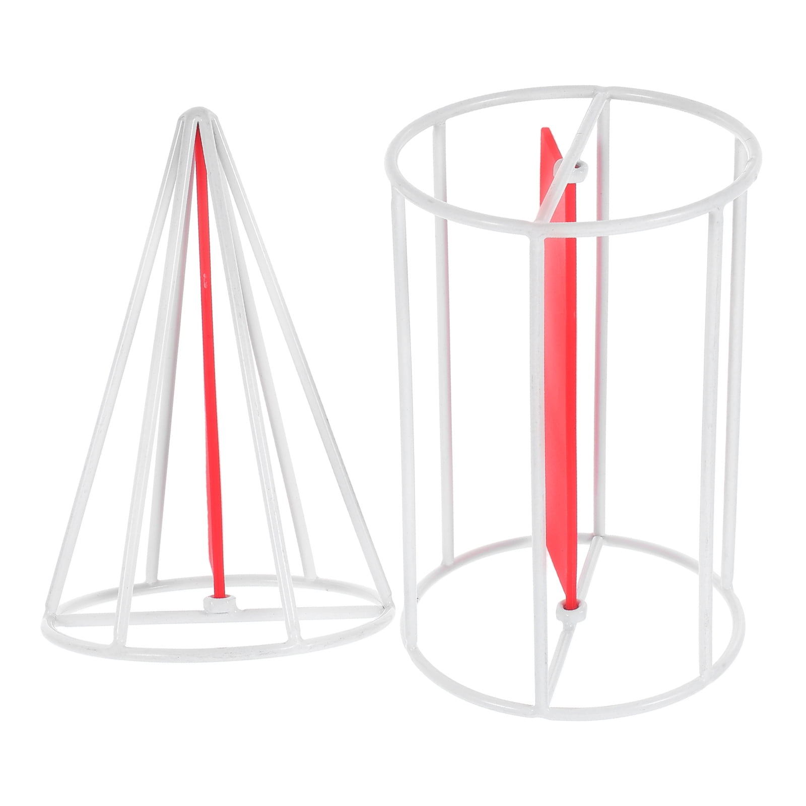 GOOHOCHY 1 Set 3d Shapes Geometric Solids For Teaching Geometry Cylinder Cone Volume Set Metal ...