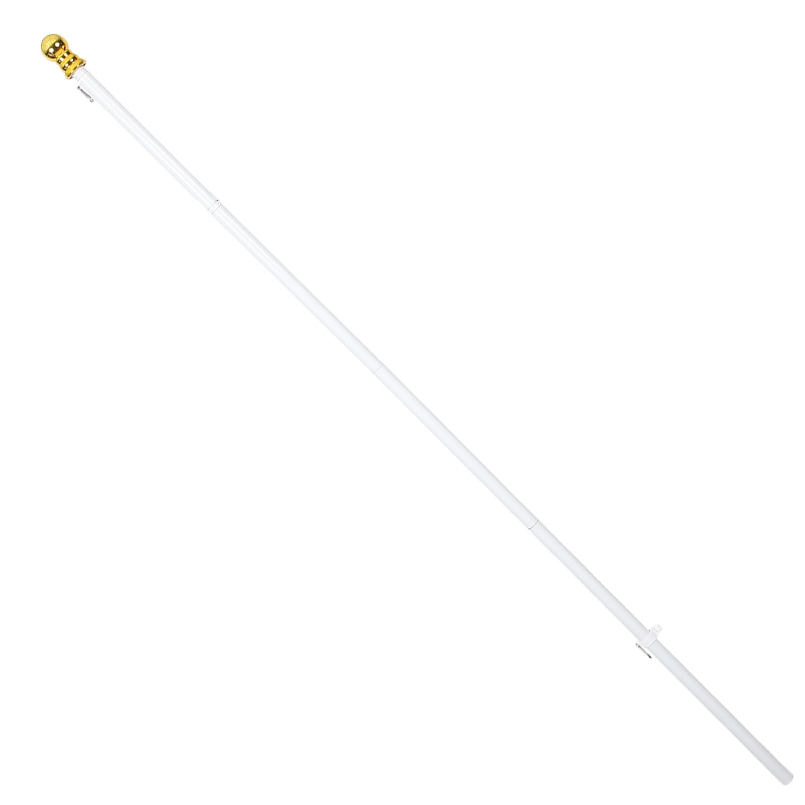 GOOHOCHY 1 Set Aluminium Alloy Flagpole Outdoor Rotation Flag Pole ...