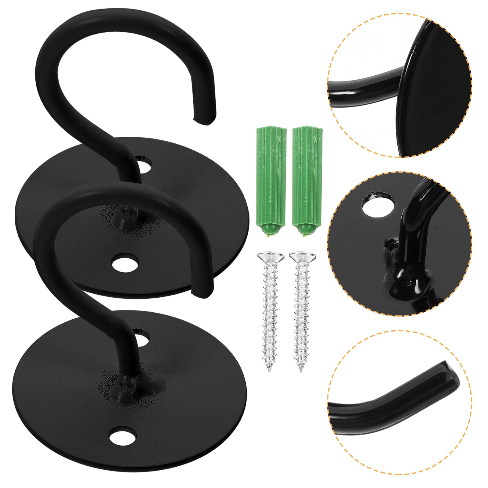 GOOHOCHY 1 Set Ceiling Hooks Planter Hooks Wall Mount Hangers Plant ...