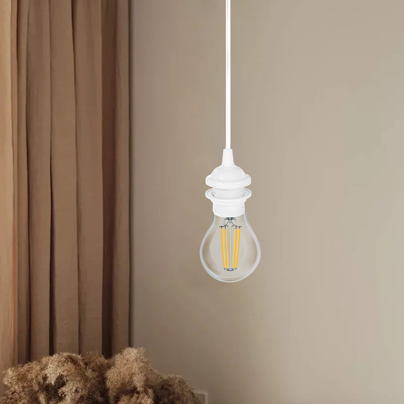 GOOHOCHY 1 Set Ceiling Light Socket Ceiling Light Fitting Light Cord ...