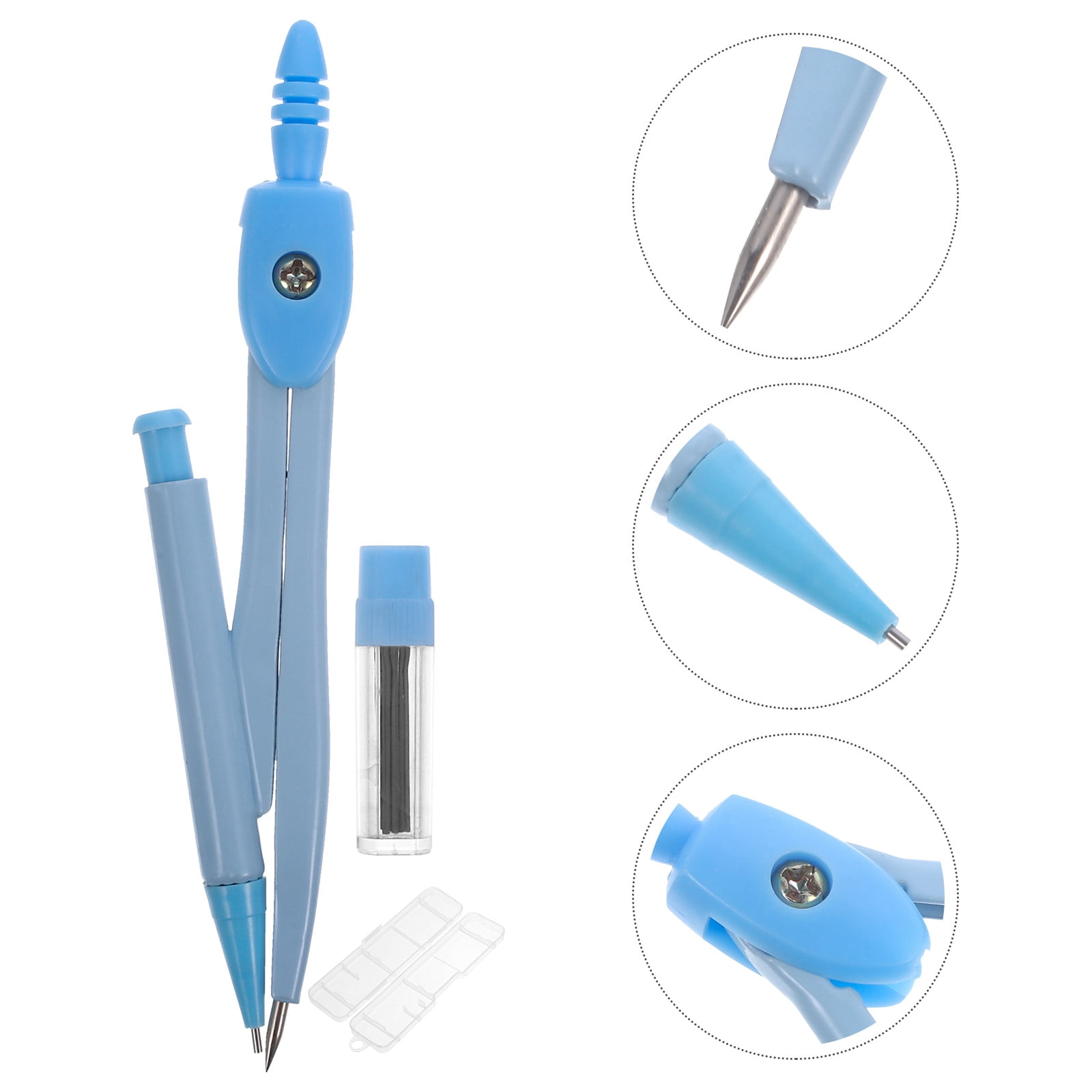 GETAJGHSD Compass for School Metal Blue 1 Set - Walmart.com