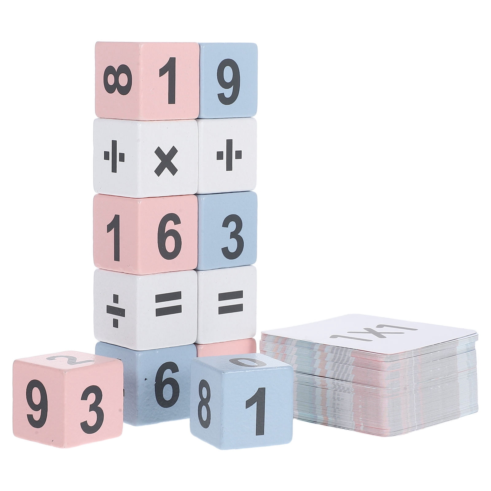 GOOHOCHY 1 Set Educational Math Toys Multiplication And Division Blocks ...