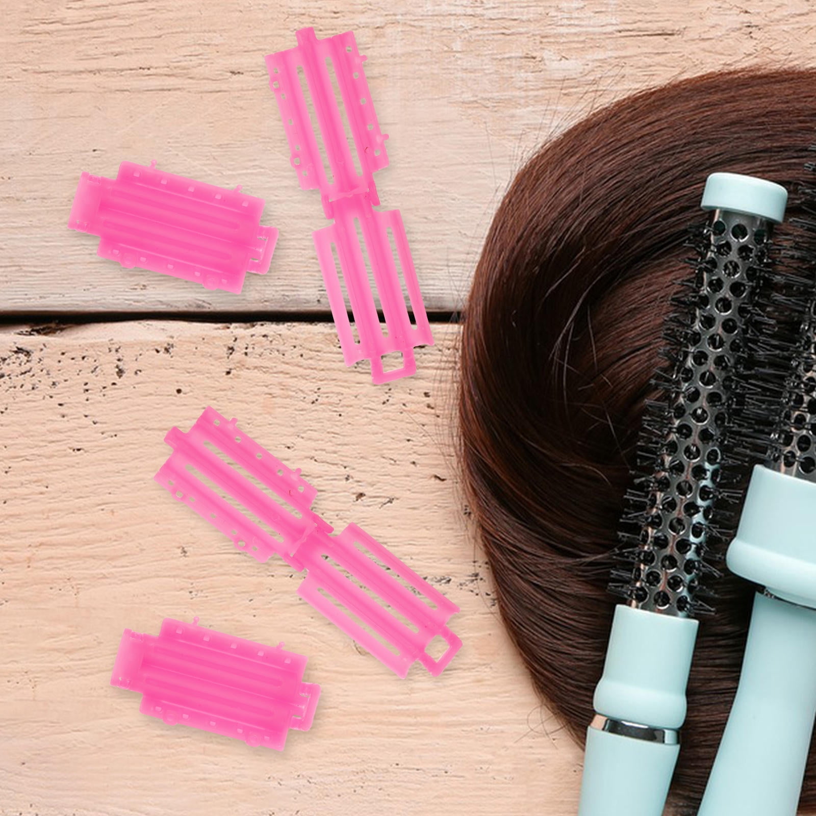 GOOHOCHY 1 Set Flexible Curling Perm Rods Plastic Hair Rollers Short ...